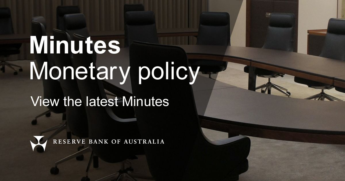 2 November 2021 | Minutes of the Monetary Policy Meeting of the Board | RBA