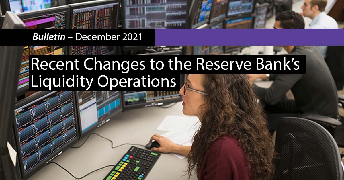 Recent Changes to the Reserve Bank's Liquidity Operations | Bulletin ...