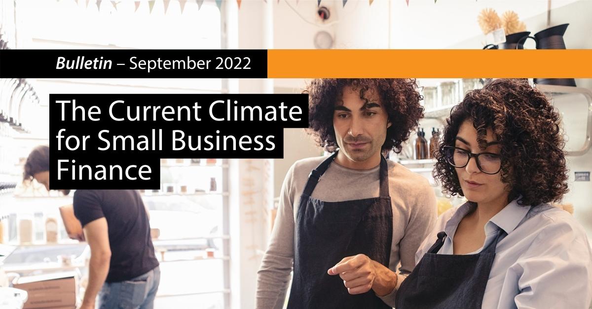 The Current Climate for Small Business Finance | Bulletin – September ...
