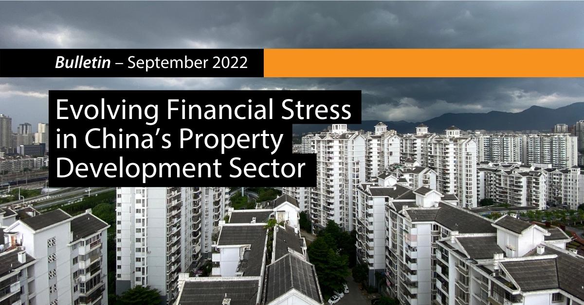 Evolving Financial Stress in China's Property Development Sector ...