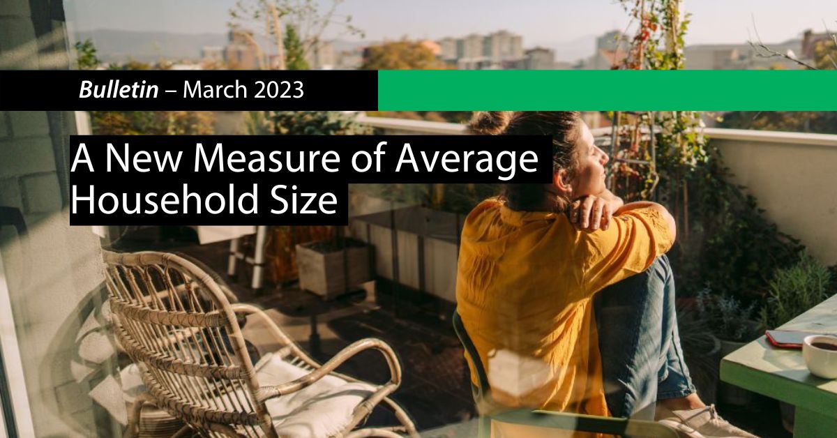 A New Measure of Average Household Size | Bulletin – March 2023 | RBA