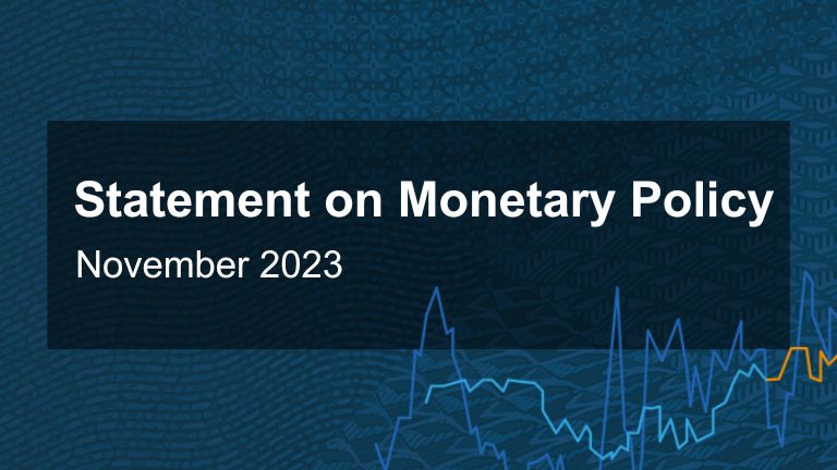 Statement on Monetary Policy – November 2023 | RBA