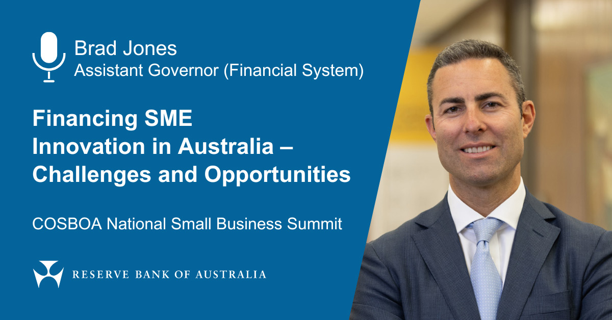 Financing SME Innovation in Australia – Challenges and Opportunities ...
