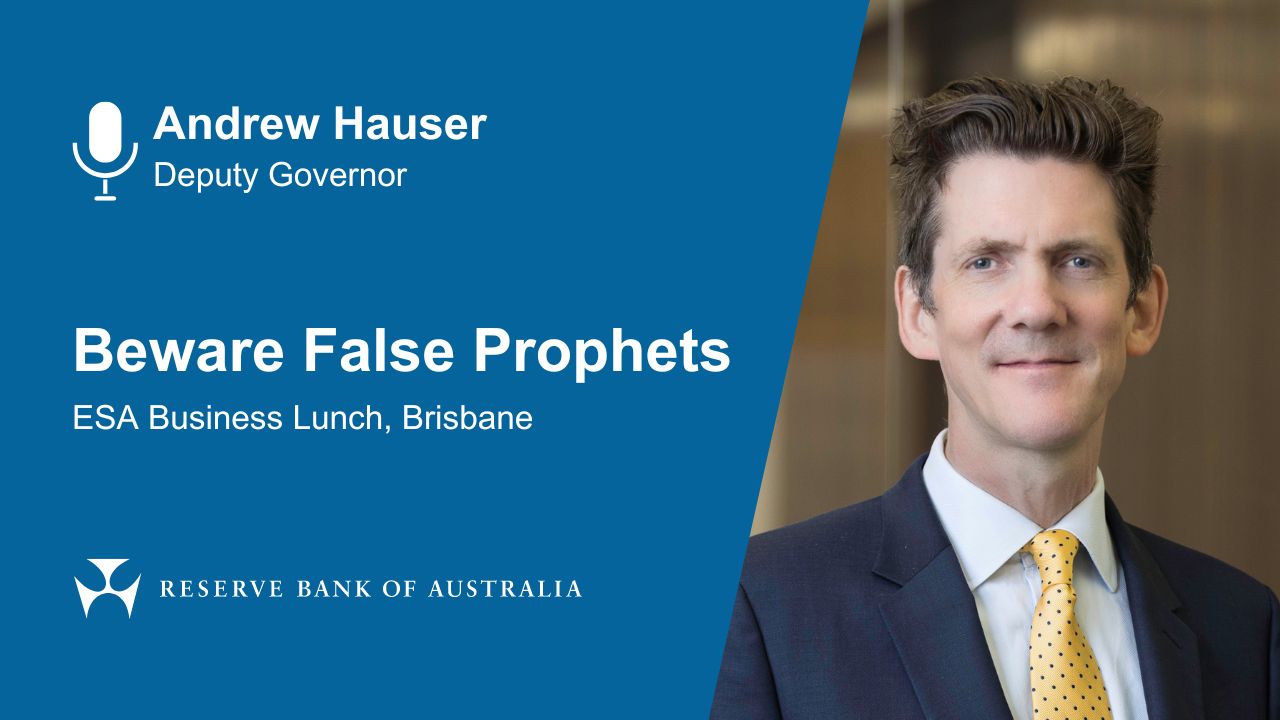 Interview with Andrew Hauser | Speeches | RBA