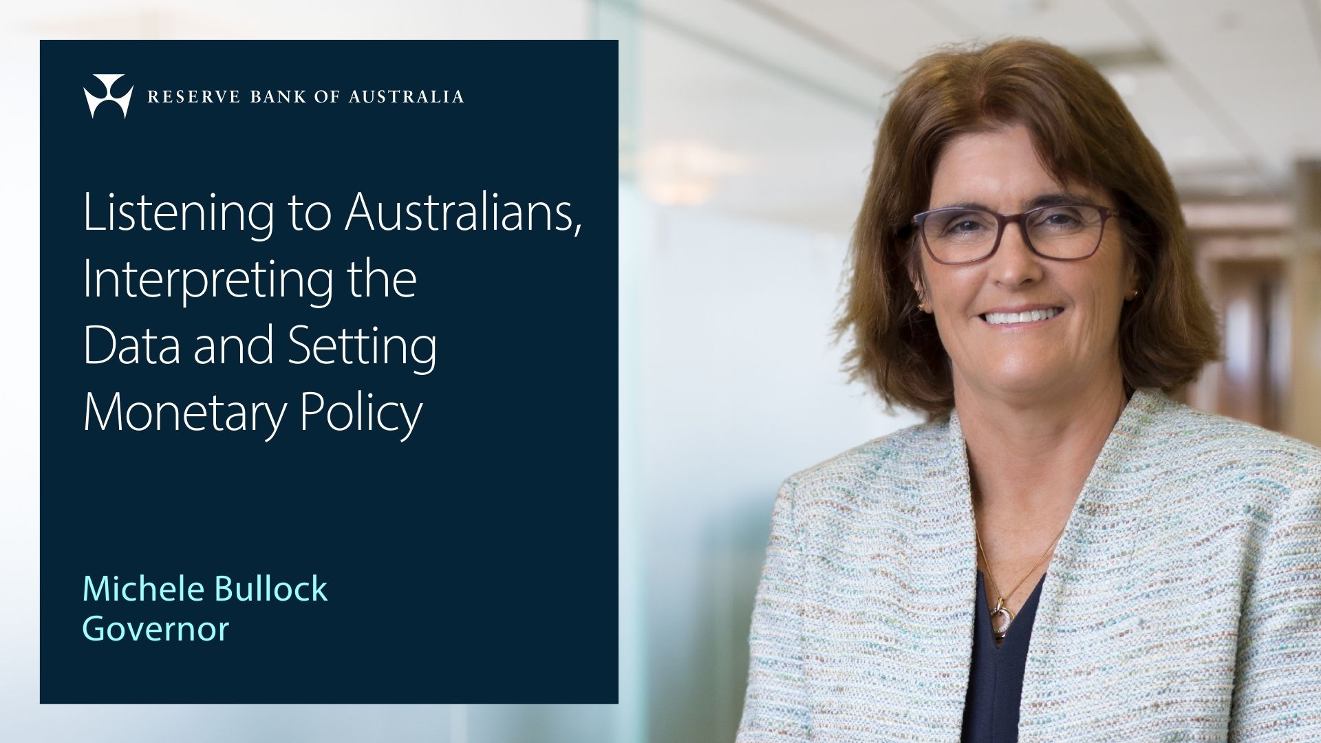 Listening to Australians, Interpreting the Data and Setting Monetary ...